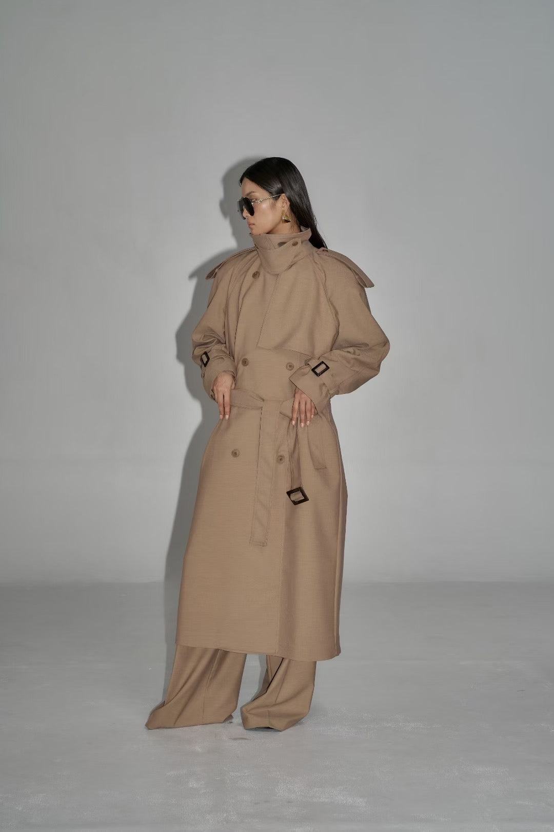 Ariya Trenchcoat | Brown – AMR LONDON